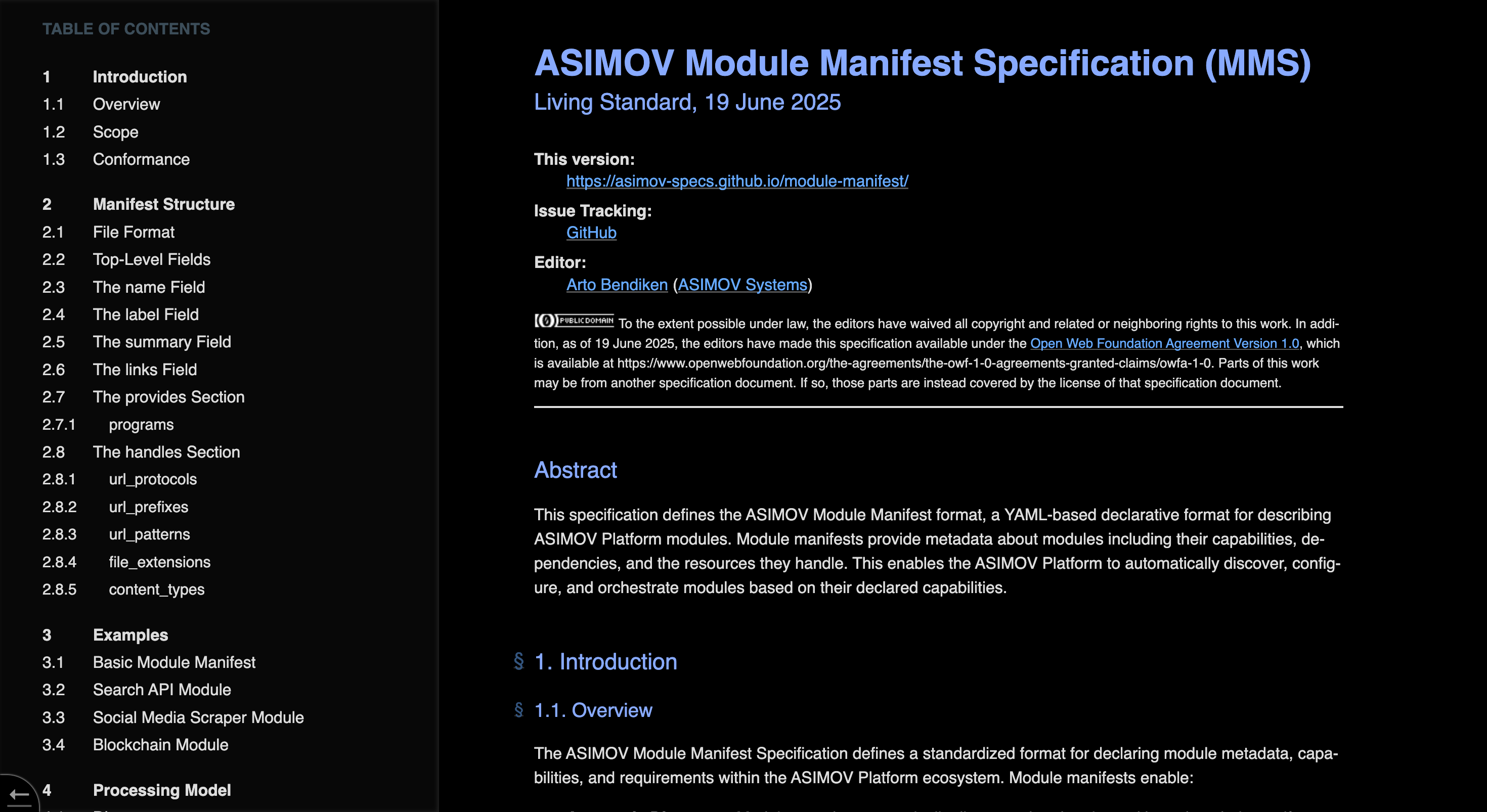 ASIMOV.Platform - Trusted Knowledge Infrastructure for AI Applications